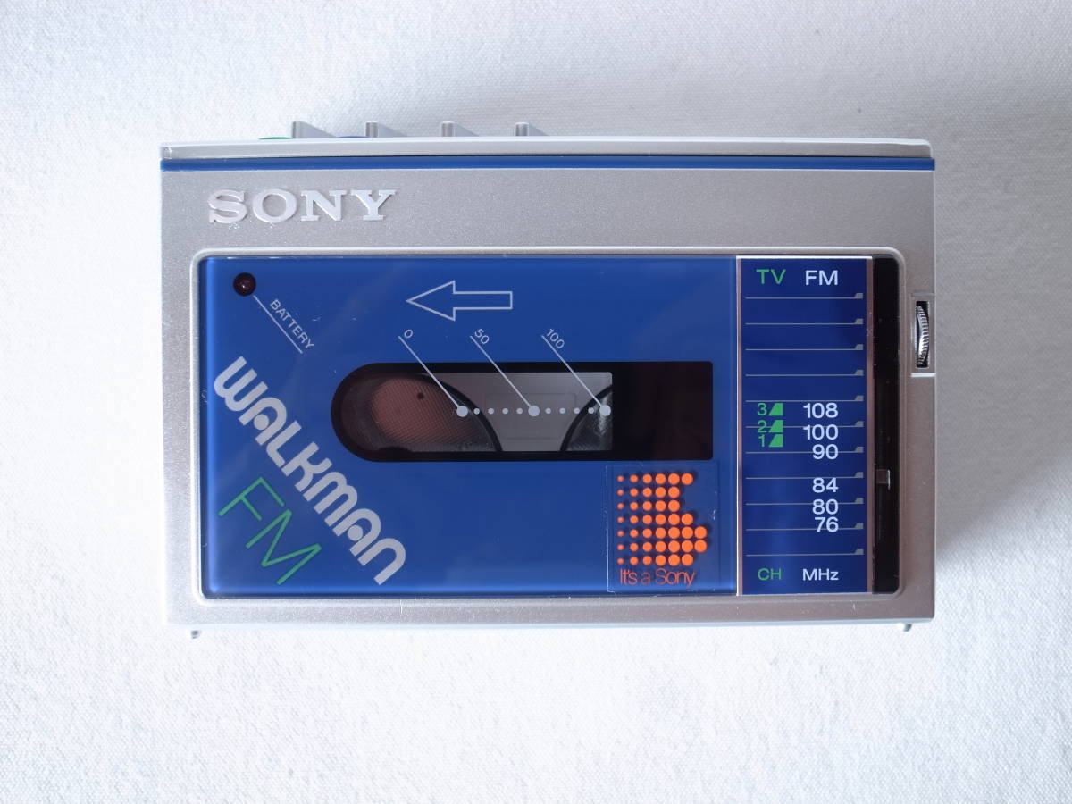 SONY WM-F20 ブルー FM STEREO CASSETTE PLAYER ウォークマン(再生専用)｜売買されたオークション情報 ...