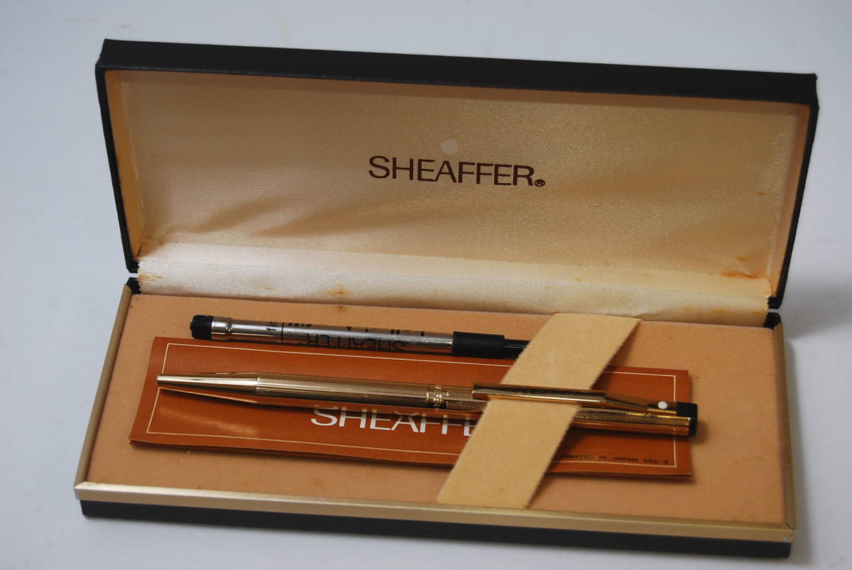 SHEAFER シェーファー TRZ mode7 ボールペン スライド式 ゴールド ケース付き(シェーファー)｜売買されたオークション情報 ...