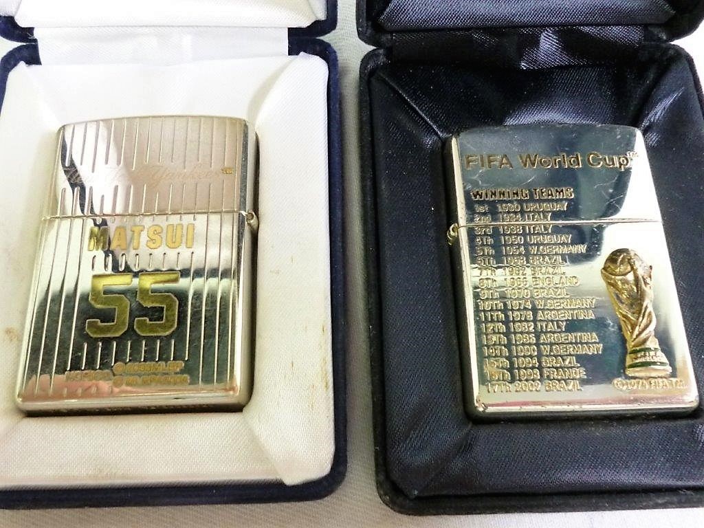 ZIPPO2点セット FIFA ワールドカップ 2006 ドイツ大会／2003 MLB ヤンキース 松井秀喜 シリアル入り 限定 ジッポー ライター ZY10215(スポーツ)｜売買された ...