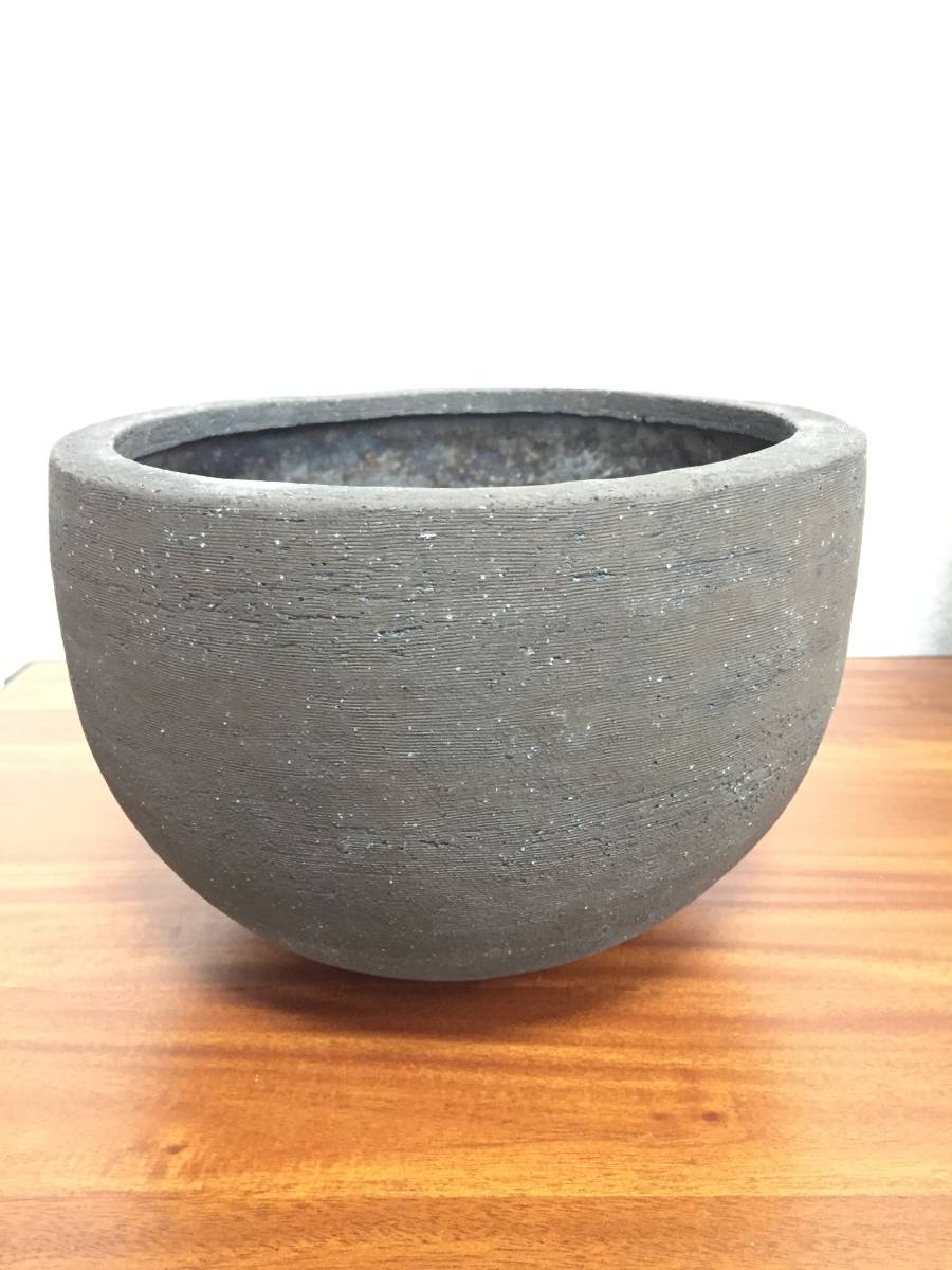 invisible ink Basic Bowl Pot var “Smoked” sizeL 鉢 アウトレット 1円スタート(鉢)｜売買され ...