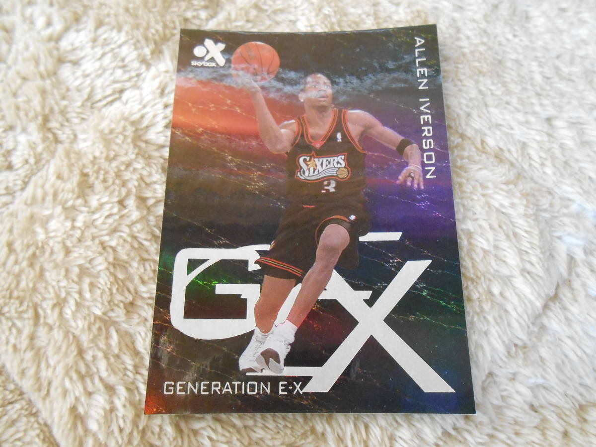 NBA 2000 FLEER/SKYBOX EX ALLEN IVERSON NO.3 OF 15 GX INSERT(その他)｜売買された ...