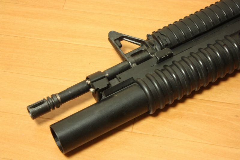 東京マルイ 電動ガン M4A1 RIS M203グレネードランチャー カスタム 検 M4 Mk18 CQBR 米軍 SEALs DEVGRU ...