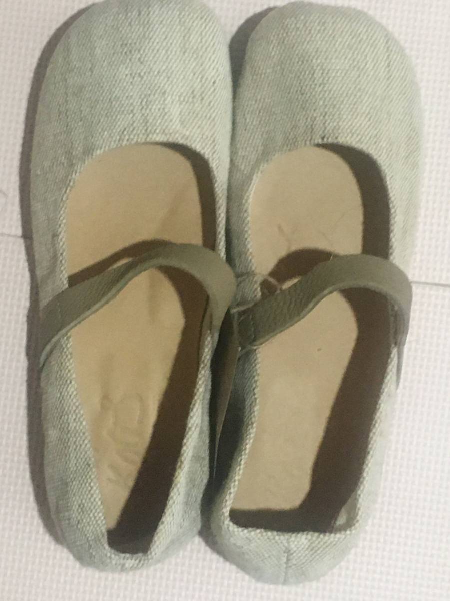 koos コース シューズ 39 リネン 麻 ストラップ フラット バレエ ジャーナル レア(24.5cm)｜売買されたオークション情報 ...