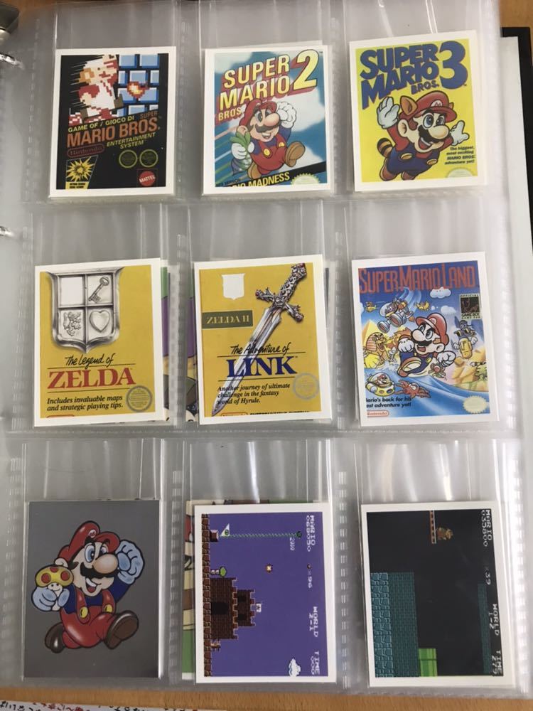 Nintendo merlin ステッカー フルコンプ 276枚 1992 マリオ ルイージ スーパー マリオ ブラザーズ ゼルダの冒険 ...