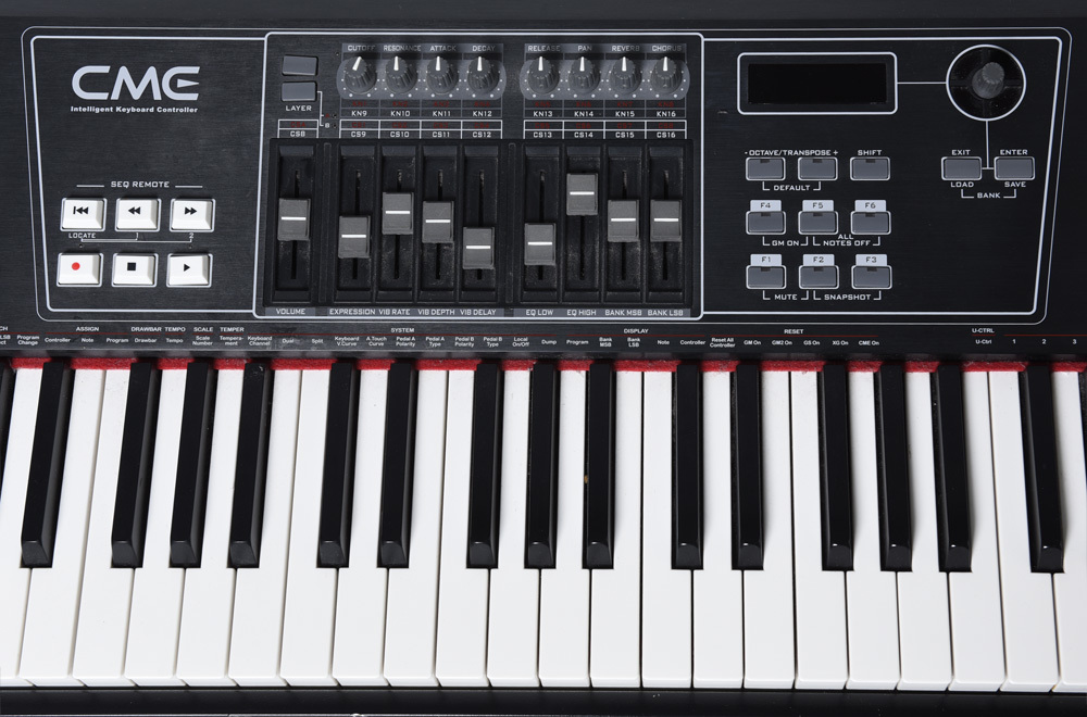 CME UF80 CLASSIC インテリジェント キーボード コントローラー 88鍵ピアノタッチ 管理H35(MIDIキーボード ...