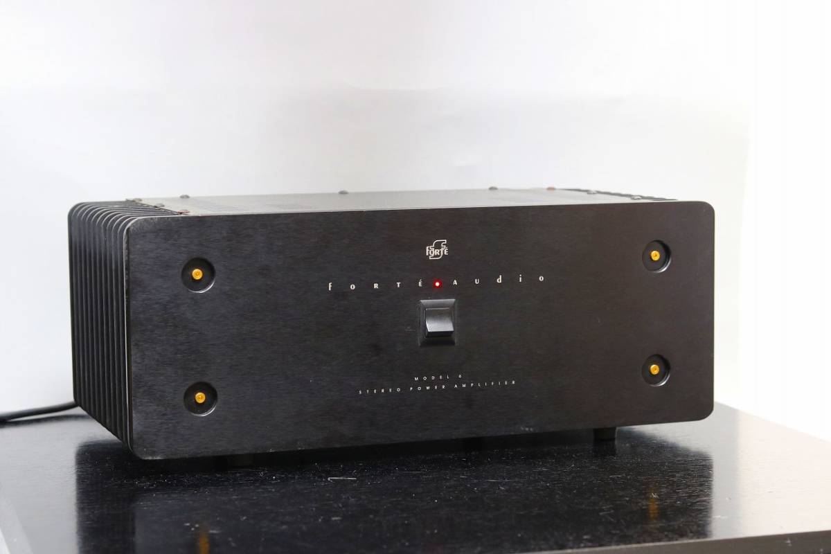天才ネルソン パス FORTE AUDIO F6 パワーアンプ 定価528000円(一般)｜売買されたオークション情報、yahooの商品情報を ...