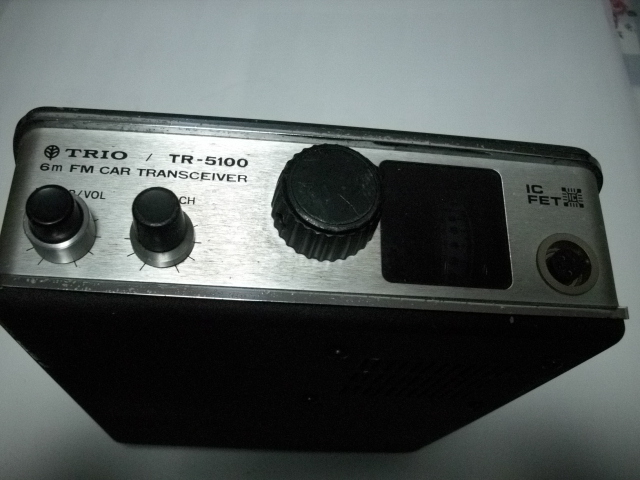 TORIO 6m FM CAR TRANSCEIVER トリオ 50MHz FMトランシーバー TR5100 未チェック ジャンク扱いを理解し ...