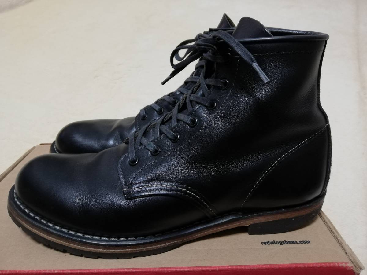 Red Wing Beckman 9014 Black 8 5D/26 5cm Round Toe 6-Inch Boots Work ...