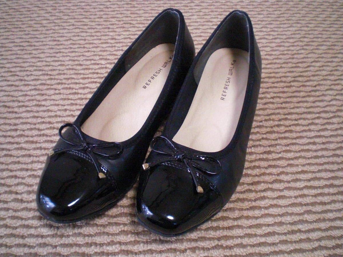 REFRESH WALK パンプス 黒 24 5cm(ブラック系)｜売買されたオークション情報、yahooの商品情報をアーカイブ公開 - オークファン（aucfan.com）