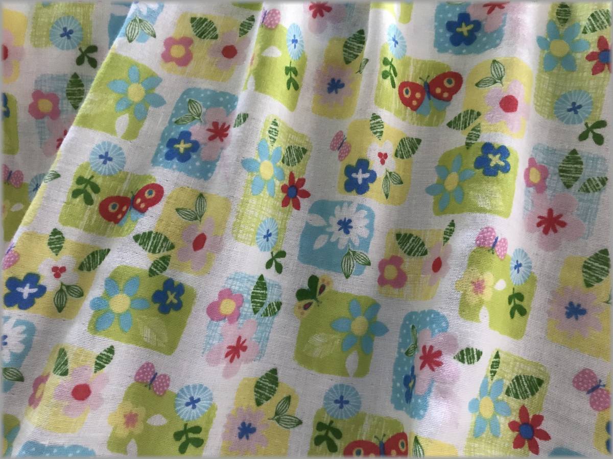 mets 5m ダブルガーゼ カラフルフラワー&蝶々 コットン生地2B(ガーゼ)｜売買されたオークション情報、yahooの商品情報をアーカイブ公開 - オークファン（aucfan.com）