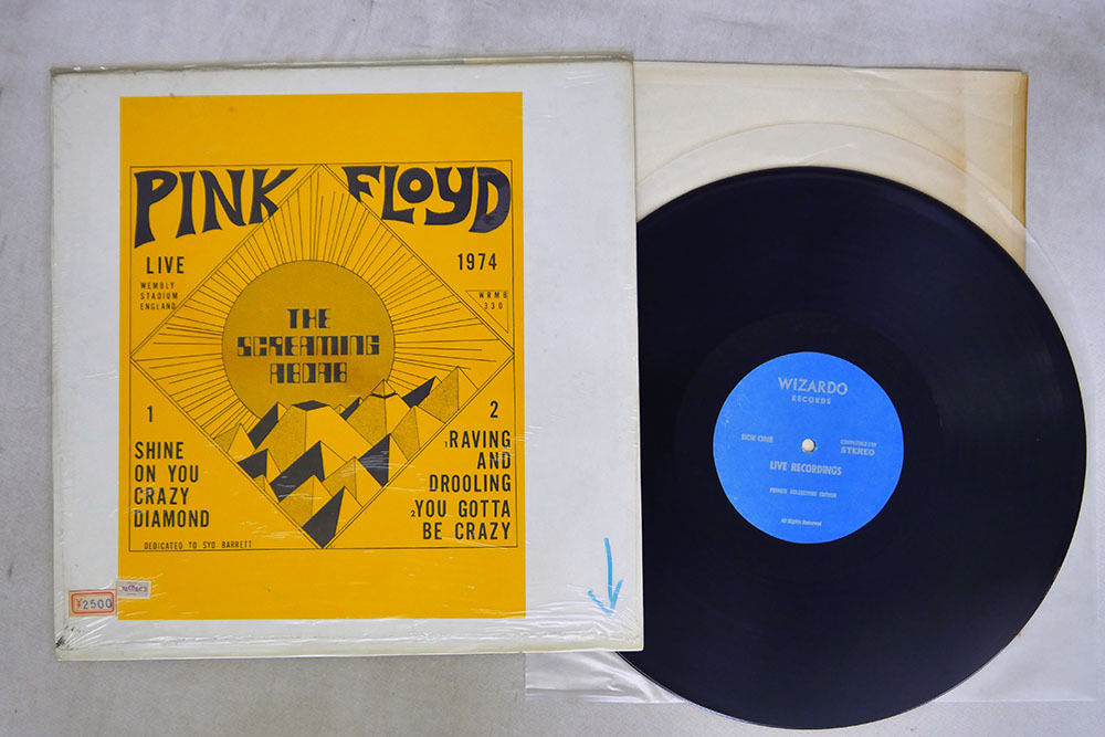 米 ジャンク ブート PINK FLOYD/THE SCREAMING ABDAB/WIZARD RECORDS WRMB 330(Pink ...