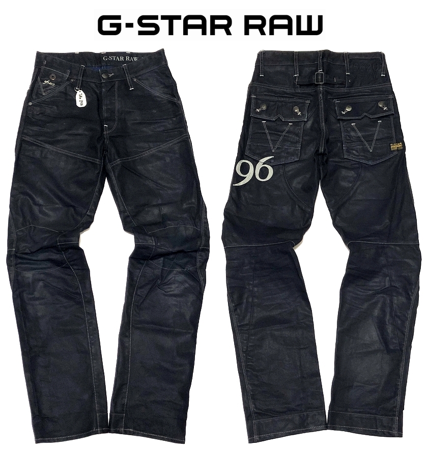 定価￥24 200 G-STAR RAW ジースター ”MOTOR 5620 TAPERED EMBRO” コーティング加工 立体裁断 ...