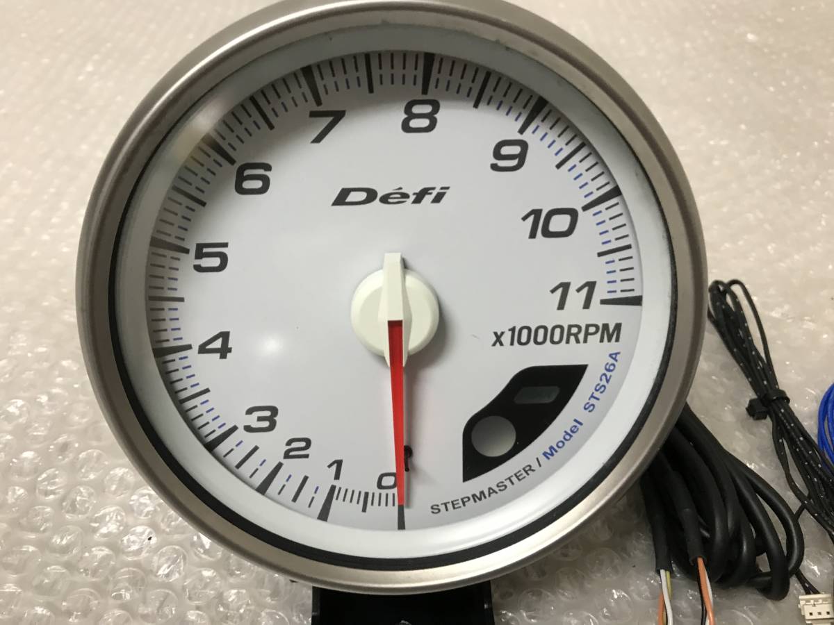 ② 絶版 defi デフィー 115Φ 大型 タコ メーター タコメーター RPM 回転計 JZA80 BNR32 FC3S JZX90 ...