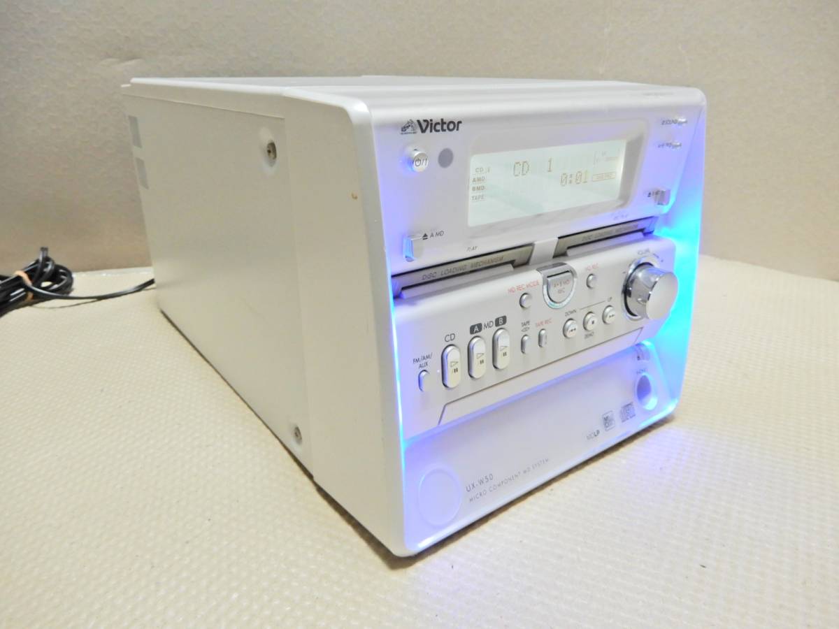 N8548 1スタ victor/ビクター マイクロコンポ MDシステム CA-UXW50(MDコンポ)｜売買されたオークション情報 ...