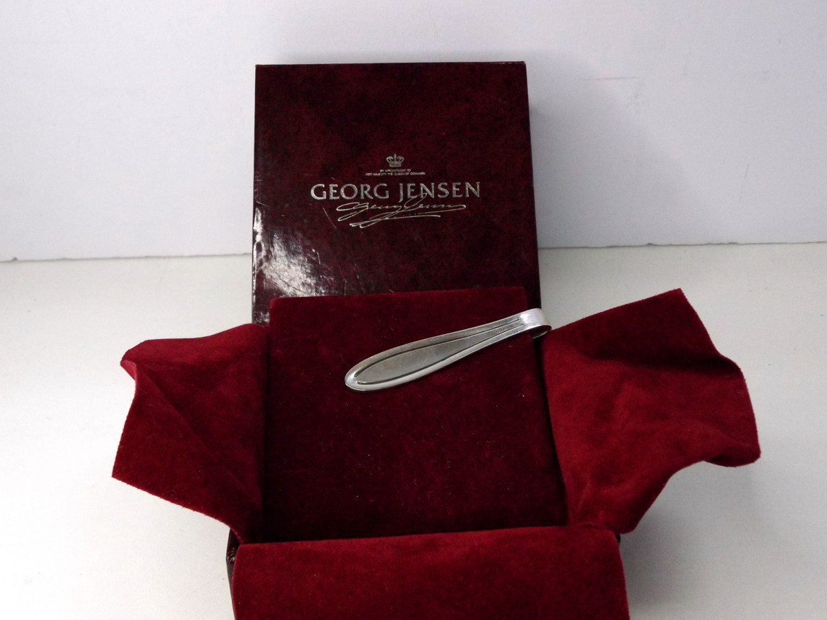 0201-39久52830 ジョージ ジェンセン タイピン シルバー925 75B 箱付き GEORG JENSEN デンマーク(その他 ...