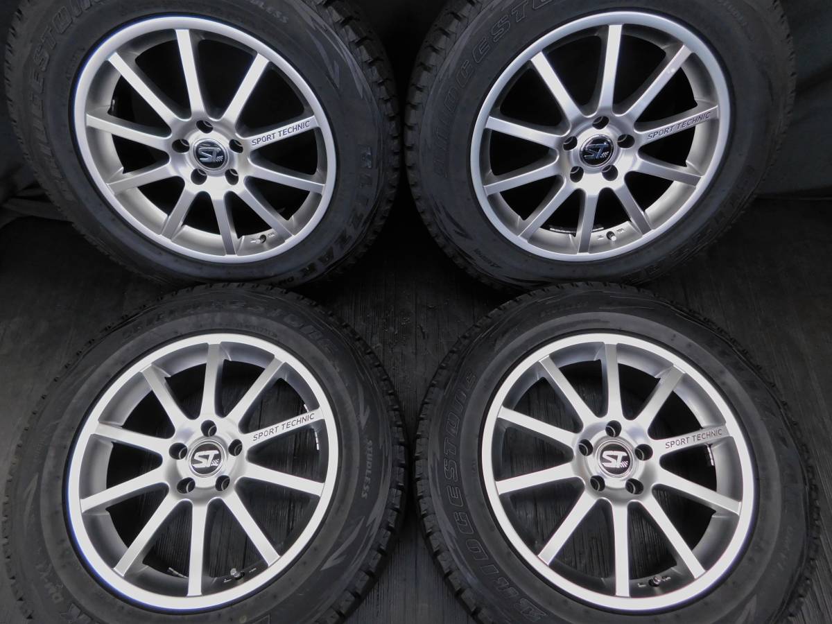 極上品 SPORT TECHNIC MONO10 PCD108 FOR VOLVO+極上BS BLIZZAK DM-V1 225/65R17 ...