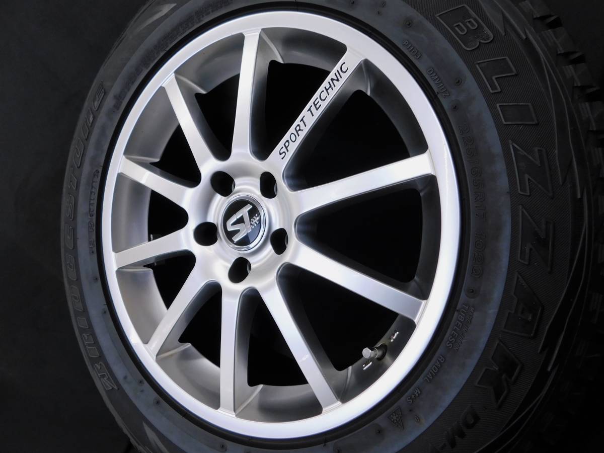 極上品 SPORT TECHNIC MONO10 PCD108 FOR VOLVO+極上BS BLIZZAK DM-V1 225/65R17 ...