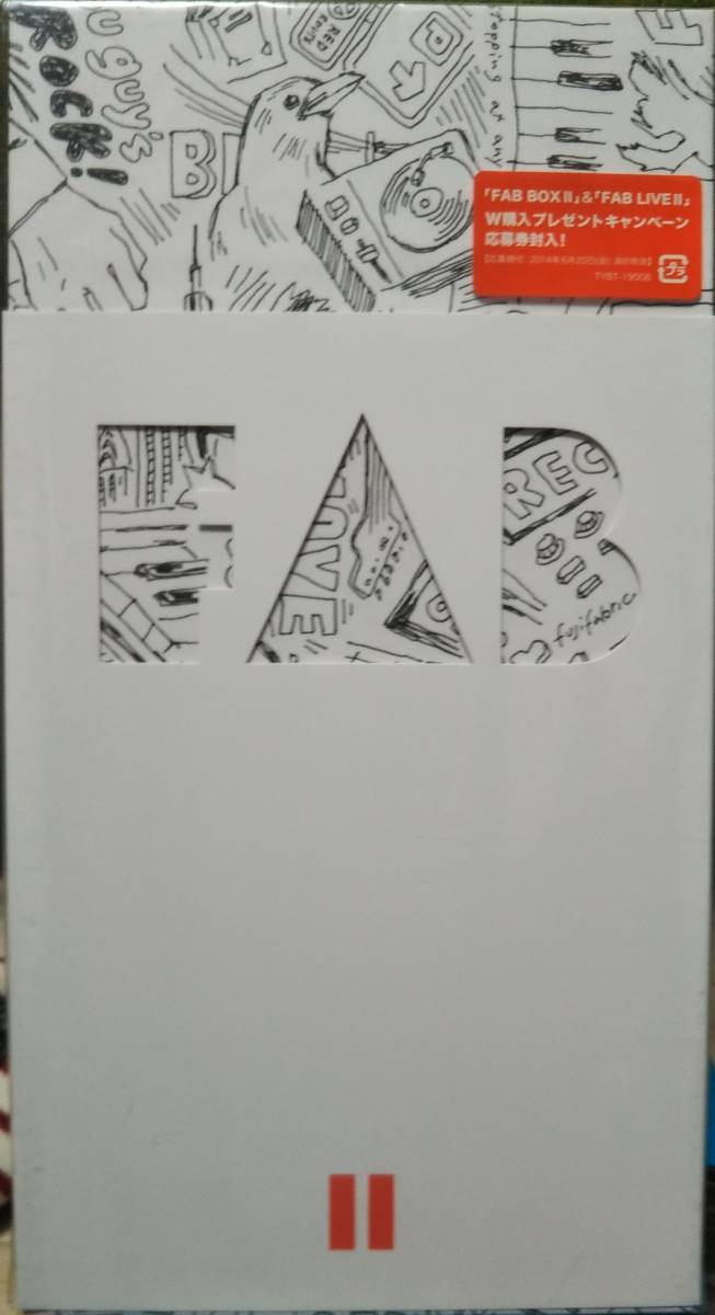 FUJI FABRIC フジファブリック FAB BOX Ⅱ 完全生産限定盤 LIVE DVD × 2 PHOTO BOOK × 2 ...