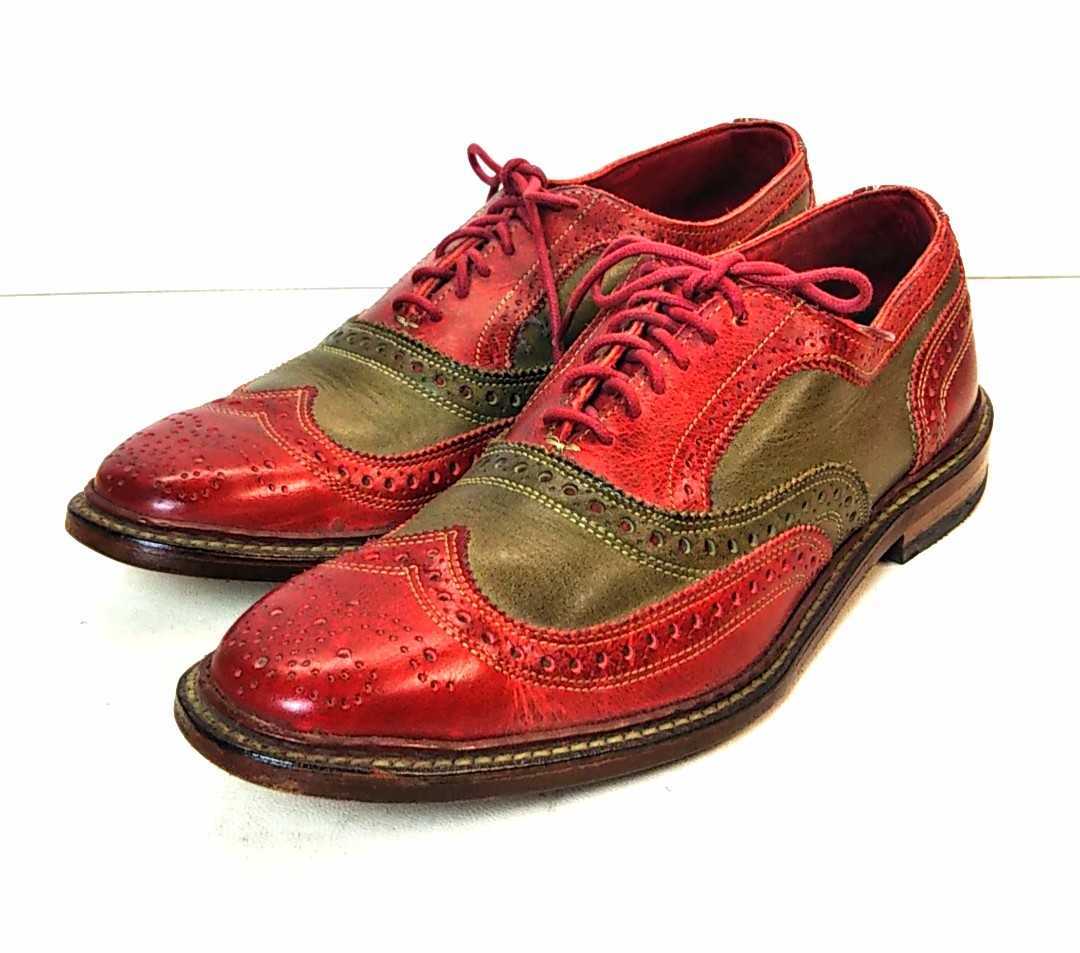 Allen Edmonds アレンエドモンズ Jungle Bell Mok ウイングチップ ドレスシューズ ビジネスシューズ レザーシューズ ...