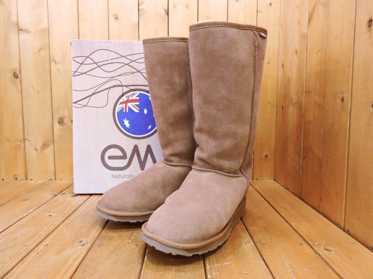 153S652 L emu エミュー BRONTE HI ブロンテ ハイ W20001 ムートンブーツ サイズ28cm ブラウン ...