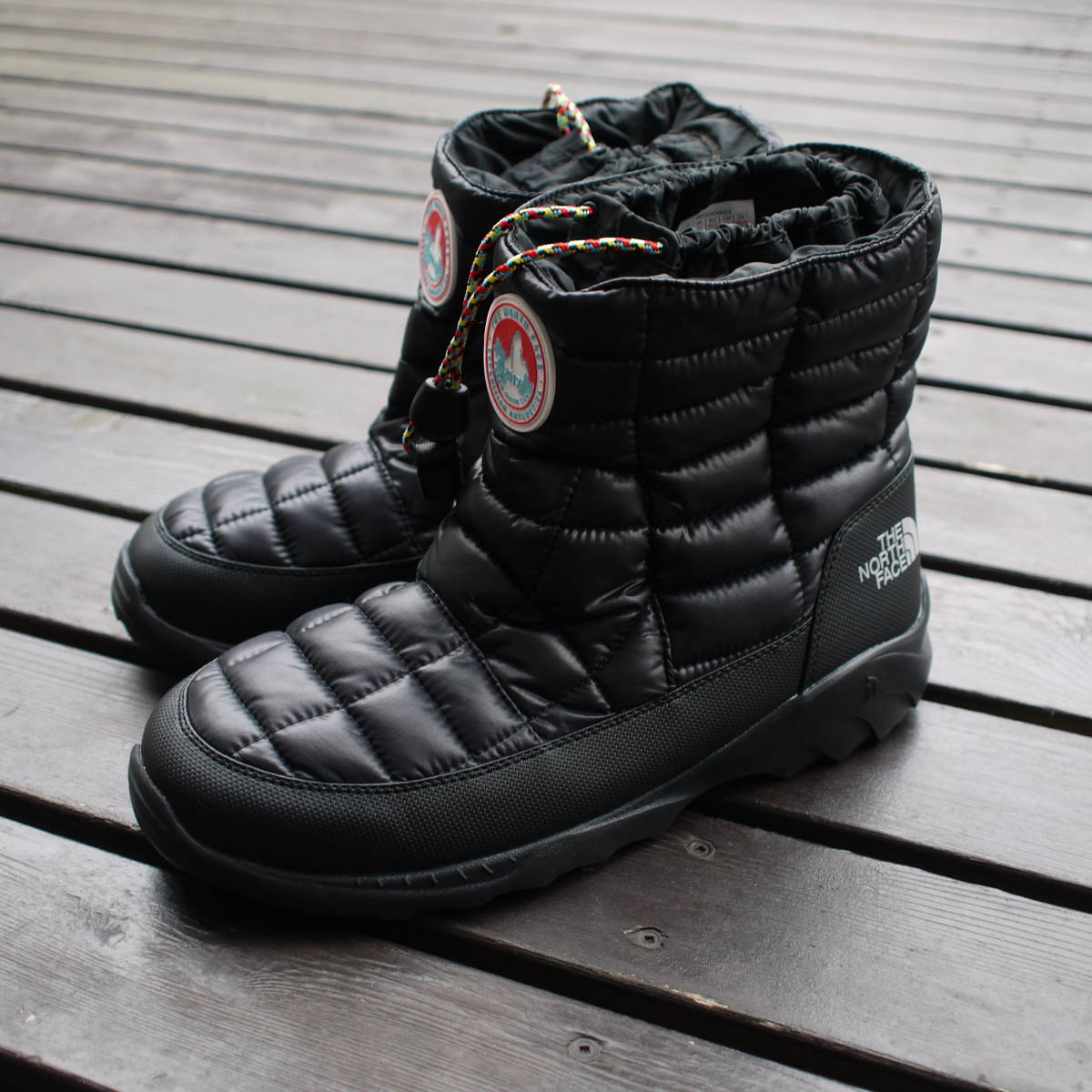 US12 THE NORTH FACE THERMOBALL BOOTIE II ノースフェイス Antarctica ブーツ ブラック(男性 ...