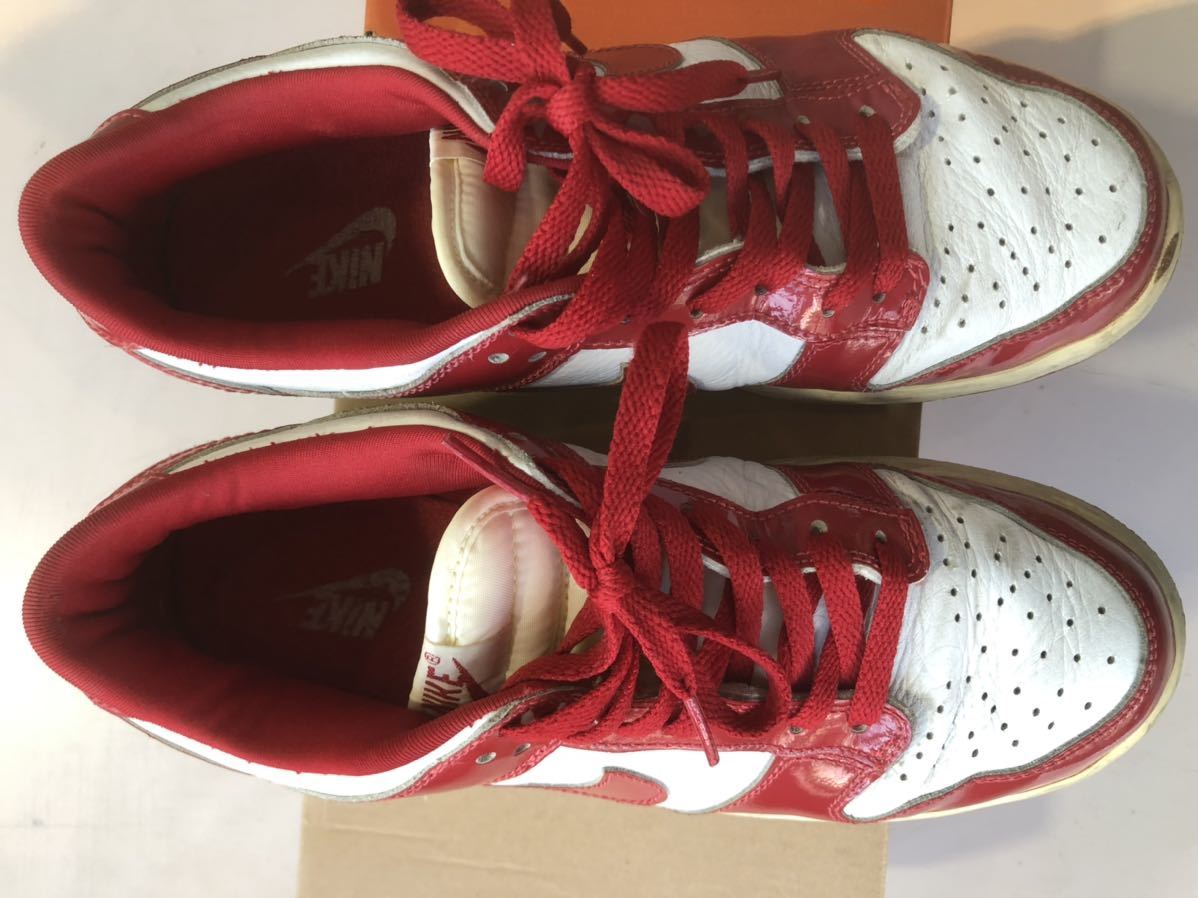 FA別注 NIKE DUNK LOW RED PATENT US9(27.0cm)｜売買されたオークション情報、yahooの商品情報を ...