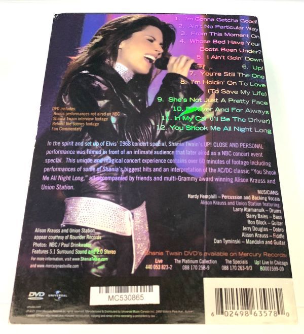 Shania Twain シャナイア トゥエイン DVD Up Close & Personal 2004(ロック、ポップス（洋楽）)｜売買されたオークション情報、yahooの商品情報を ...