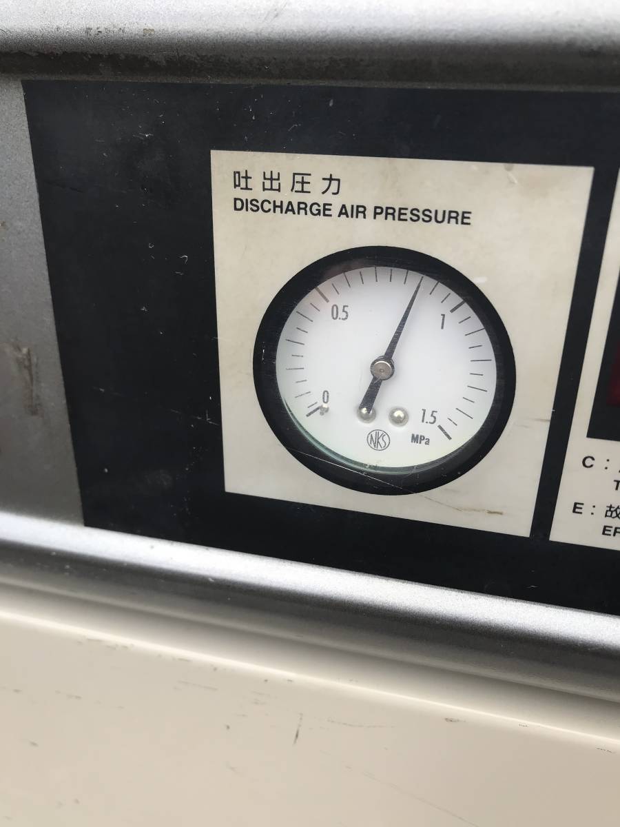 日立 HITACHI ハイスクリュー コンプレッサー OSP-7.5M5AR 7.5KW 10馬力 三相200V 50Hz 2000年製(コンプレッサー)｜売買されたオークション情報 ...