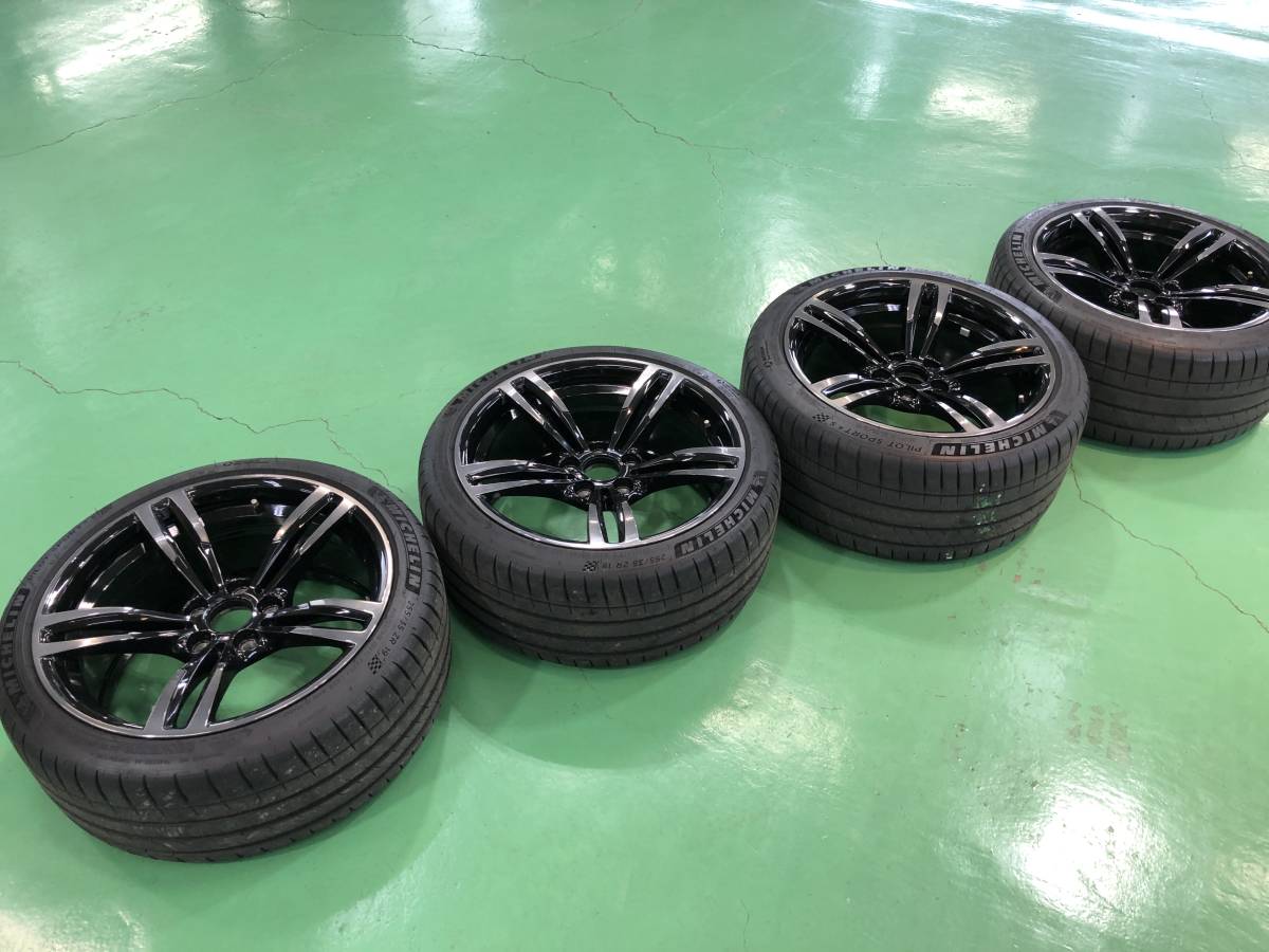 BMW純正鍛造ホイール437M Fr9.0J Rr10.0J 曲がり無し 大 品 M2 M3 M4 MICHELIN PS4Sハイグリップ ...