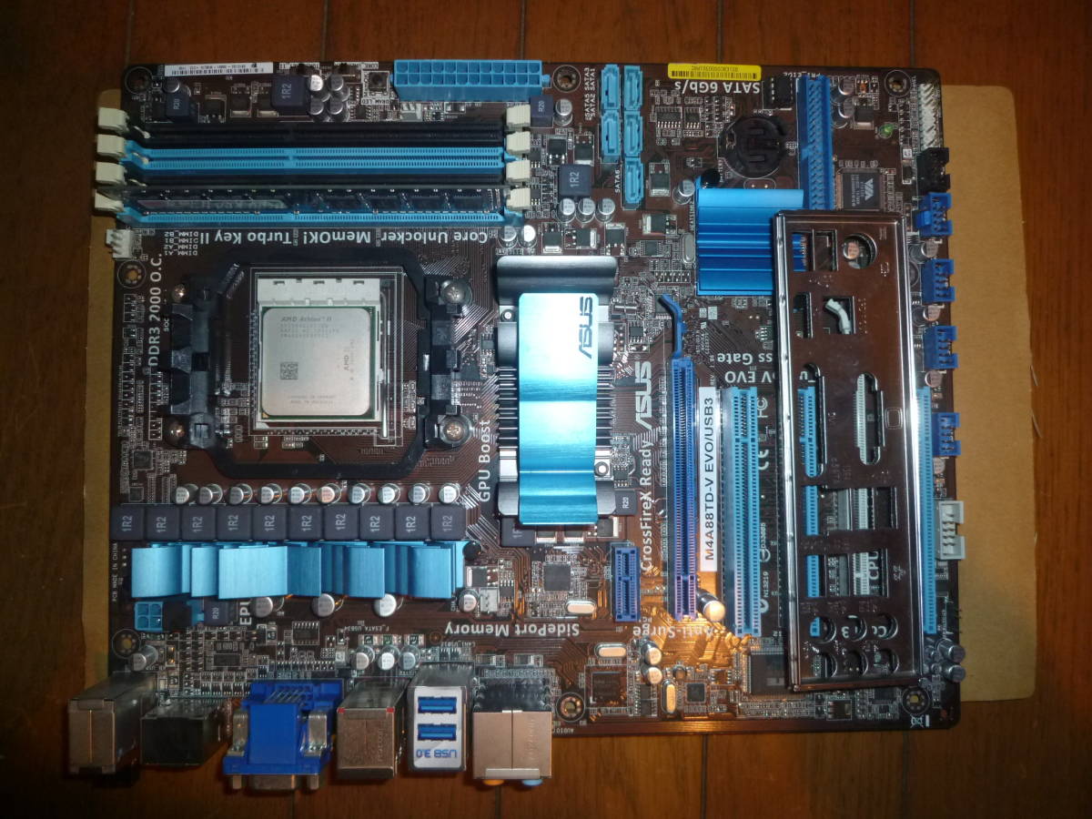 ジャンク ASUS M4A88TD-V EVO/USB3 Athlon II x2 250u 2GB(ASUSTeK)｜売買されたオークション ...