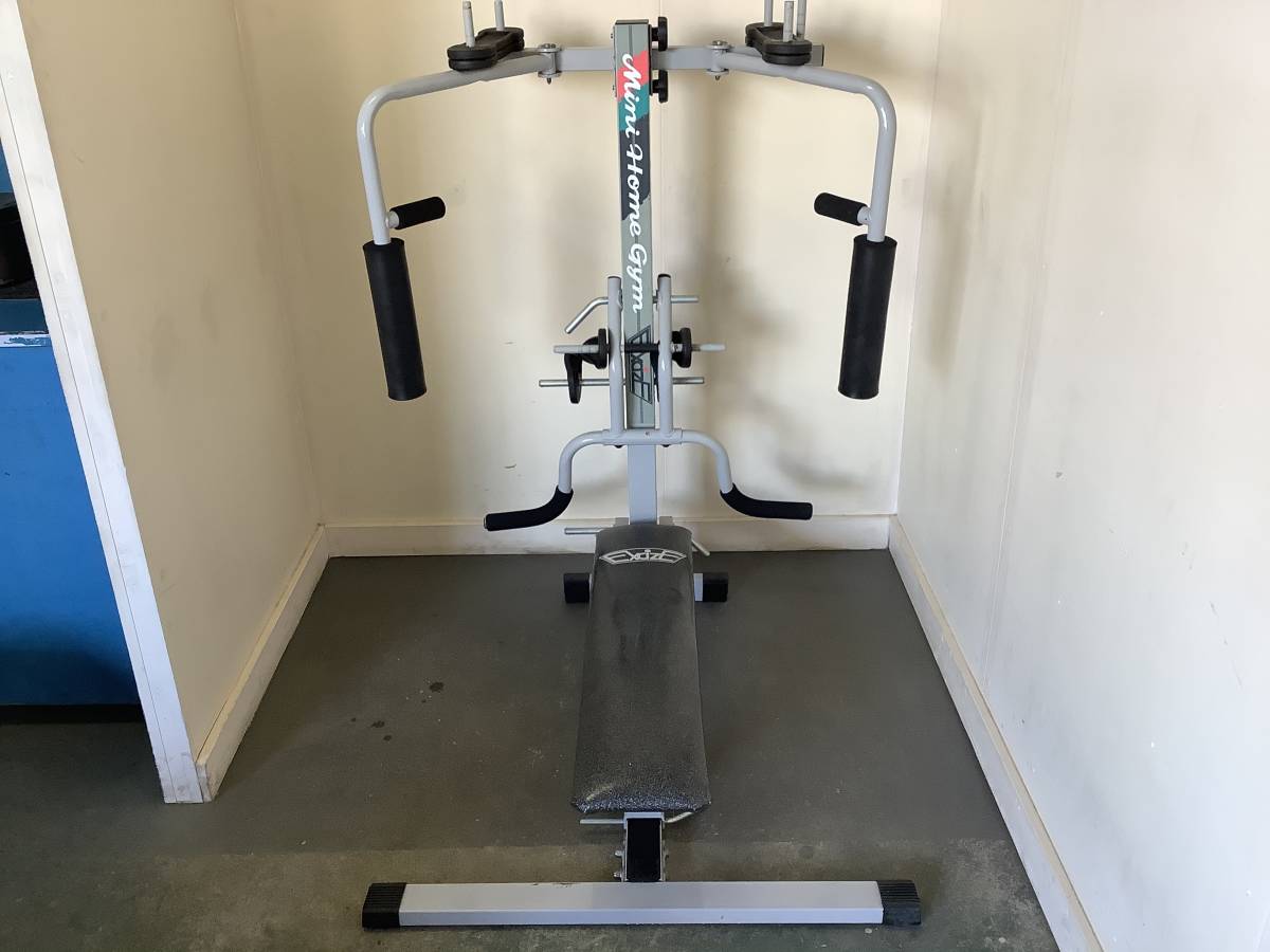 岐阜発 EXCiZE/ Mini Home Gym/ トレーニングマシン/ シート汚れ有り/ 筋トレ/ ダイエット/ エクササイズ/ 品 4/ ...