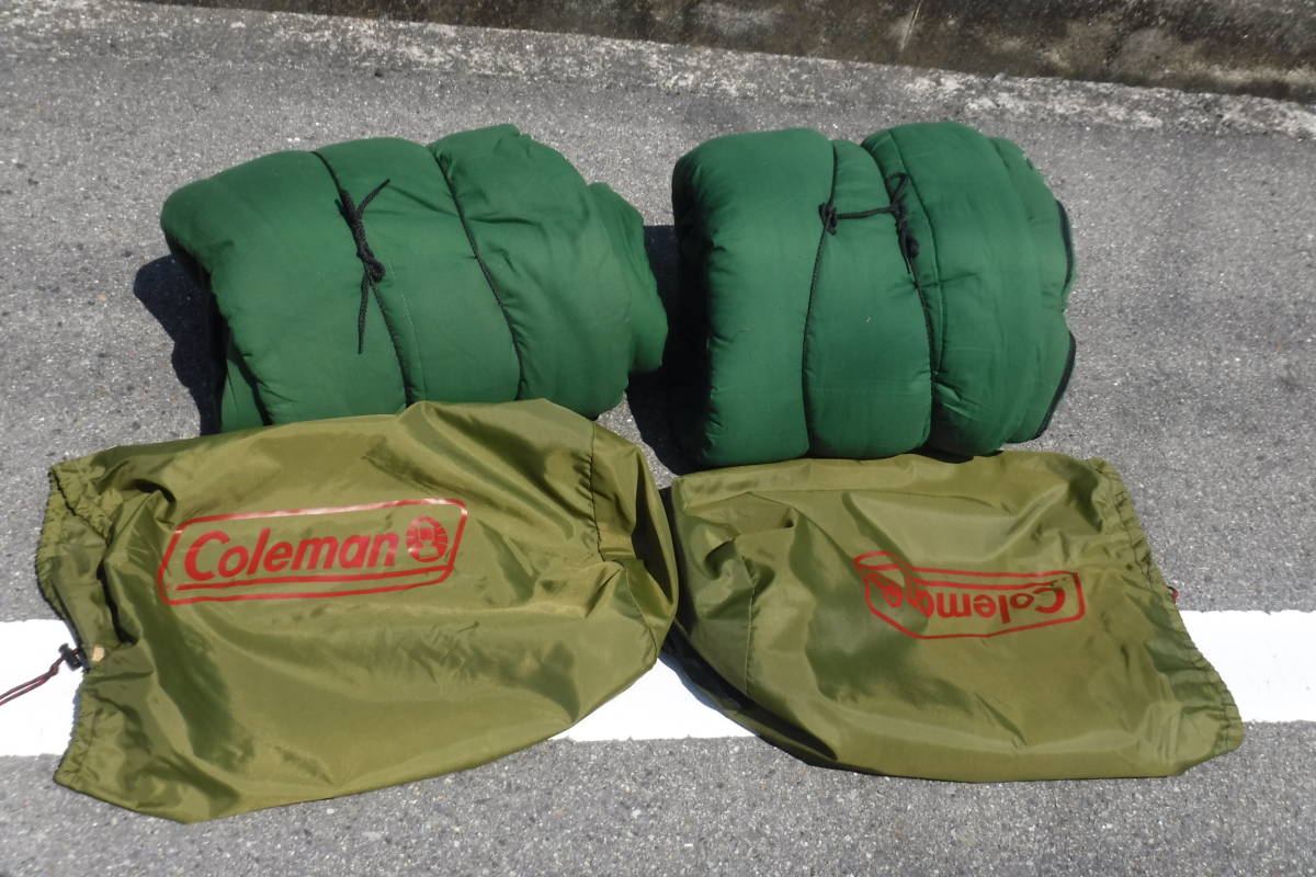 G922 コールマン Coleman スリーピングバッグ 8231－550J ×2点 封筒型スリーピングバッグ 洗濯可 キャンプ アウトドア 車中泊(封筒型シュラフ)｜売買されたオークション ...