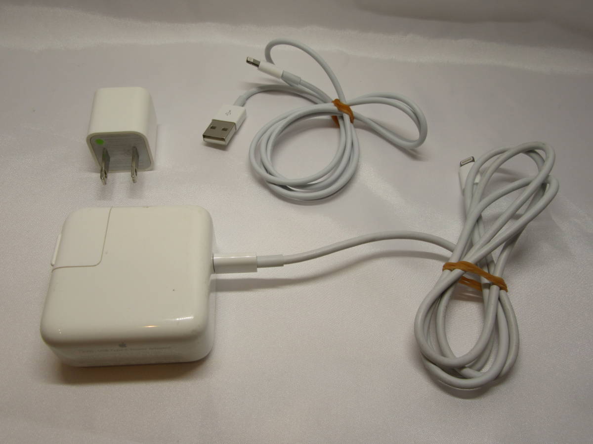 Apple 純正 29W USB-C ACアダプター A1540 A1265 充電器 USB-Cケーブル&USBケーブル付き 品 4－12A ...