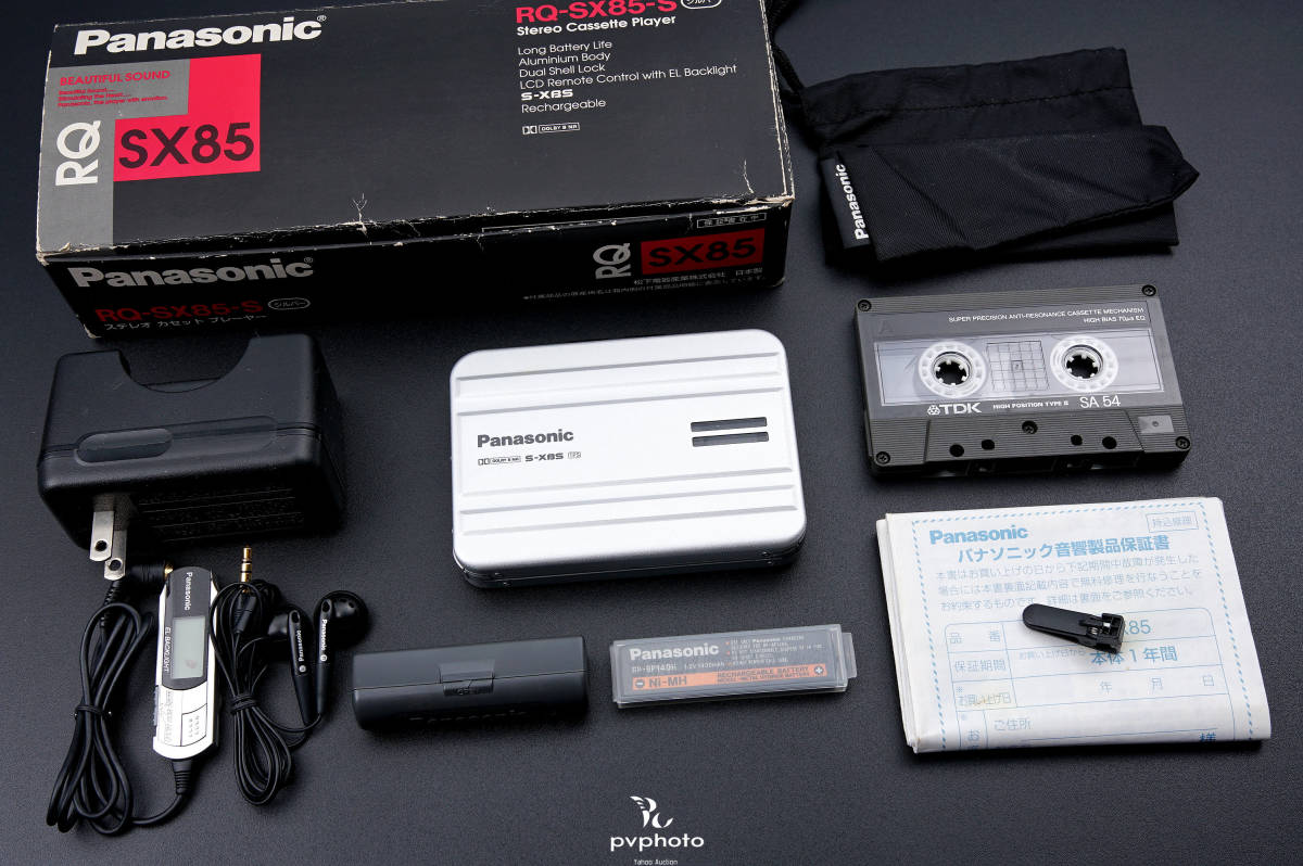 同様 動作〇 Panasonic パナソニック ポータブルカセットプレーヤー RQ-SX85 シルバー 付属一式(再生専用)｜売買された ...