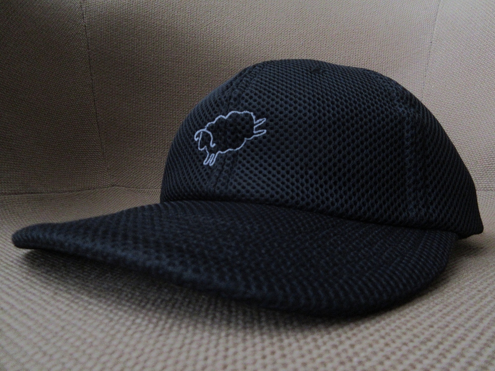 日本製 カップアンドコーン Puff Mesh 6 Panel 刺繍 キャップ CUP AND CONE パフ メッシュ 羊 CAP ハード ...