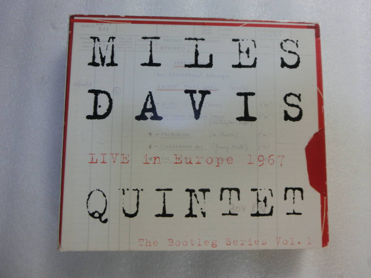 3CD + DVD / Miles Davis Live in Europe 1967 / The Bootleg Series Vol. 1 ...