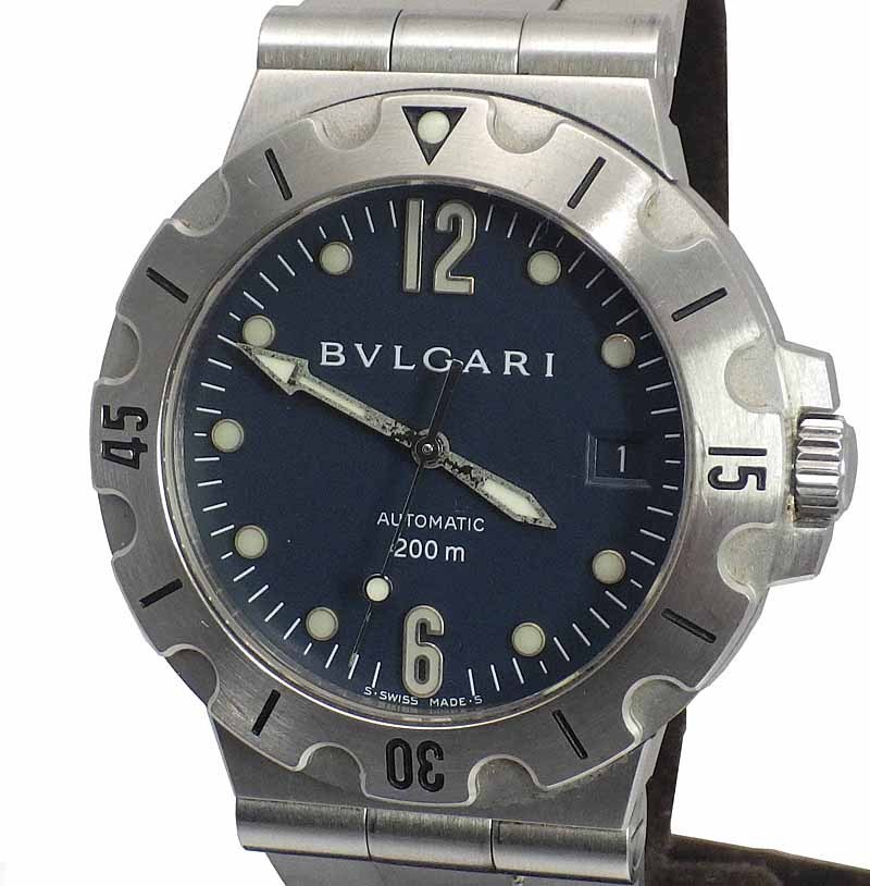 1円 ブルガリ ディアゴノ スクーバ SD38S メンズ 自動巻き BVLGARI Men's Watch AUTO(ディアゴノ)｜売買されたオークション情報、yahooの商品情報をアーカイブ ...