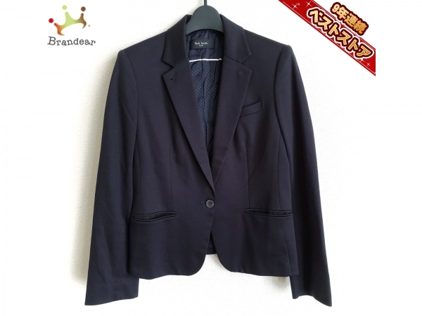 ポールスミスブラック PaulSmith BLACK サイズ42 L - ダークネイビー レディース 長袖/春/秋 ジャケット(ジャケット、上着)｜売買されたオークション情報、yahooの商品 ...