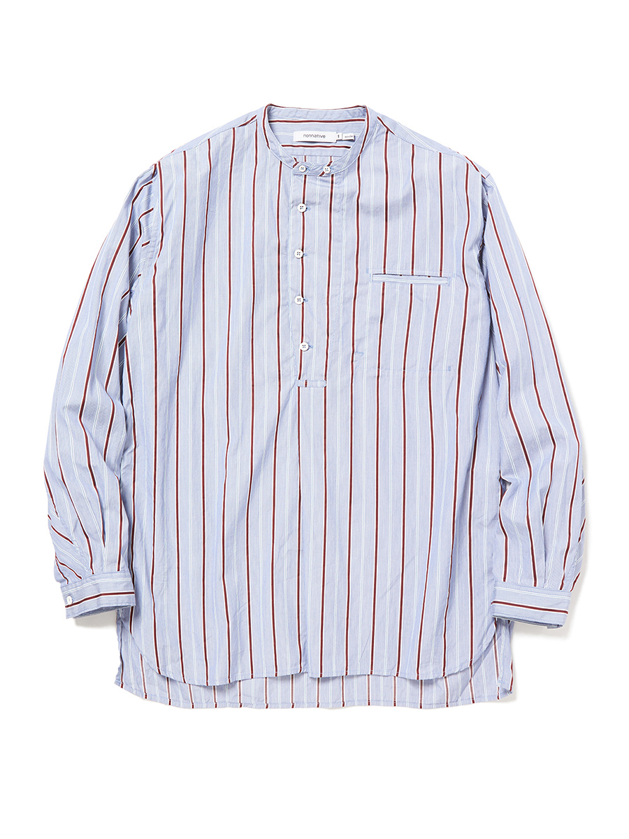 19AW nonnative SCIENTIST PULLOVER SHIRT COTTON SATIN MULTI STRIPE 1 19SS 20SS(ジャケット、上着)｜売買された ...