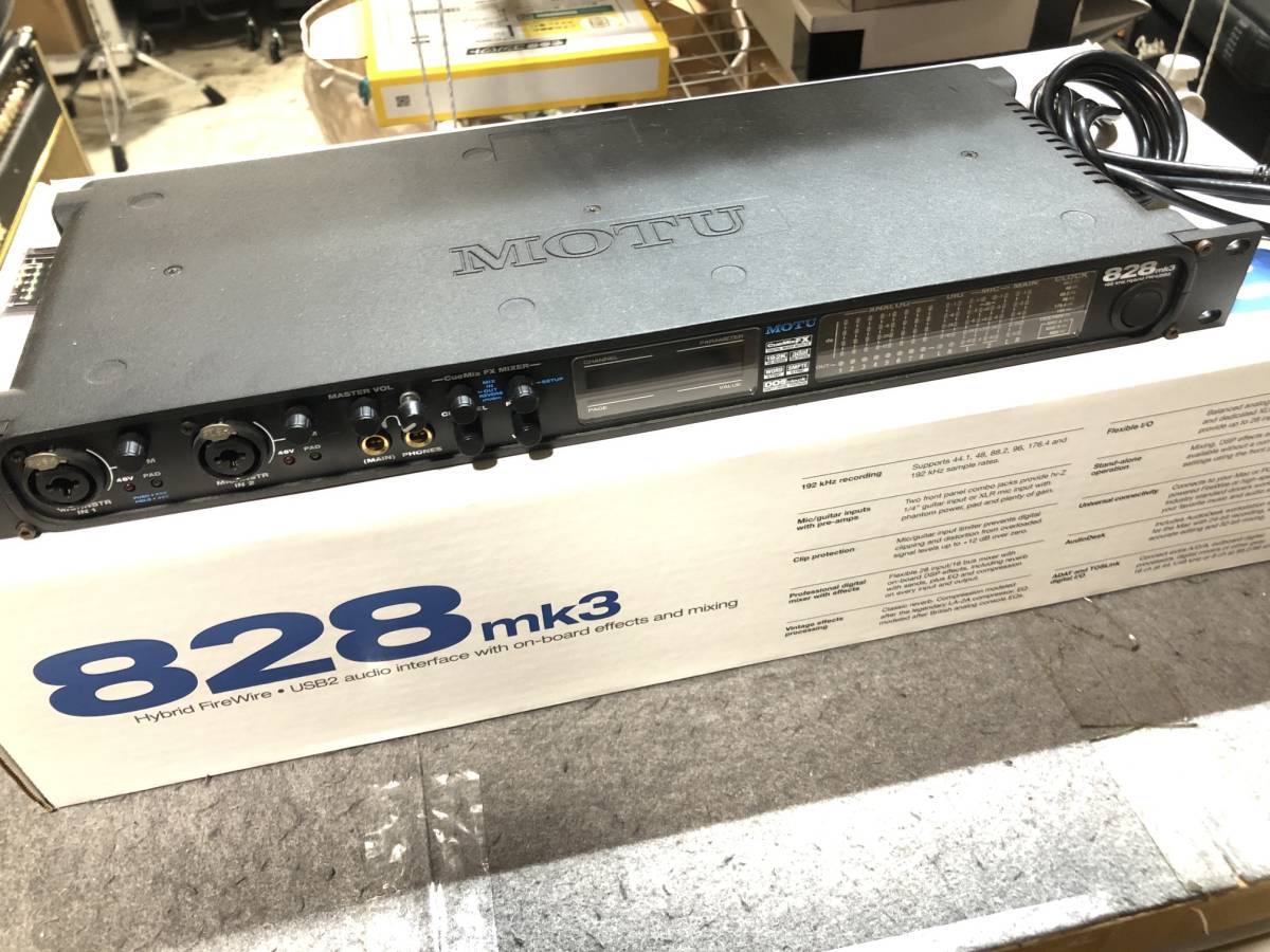 ジャンク MOTU 828 mk3 hybrid オーディオインターフェース(オーディオインターフェース)｜売買されたオークション情報 ...
