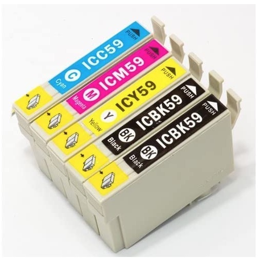 エプソン EPSON 対応 互換インク IC59 IC-59 系互換 汎用 プリンターインク 全5色セット/(エプソン)｜売買されたオークション情報、yahooの商品情報をアーカイブ公開 ...