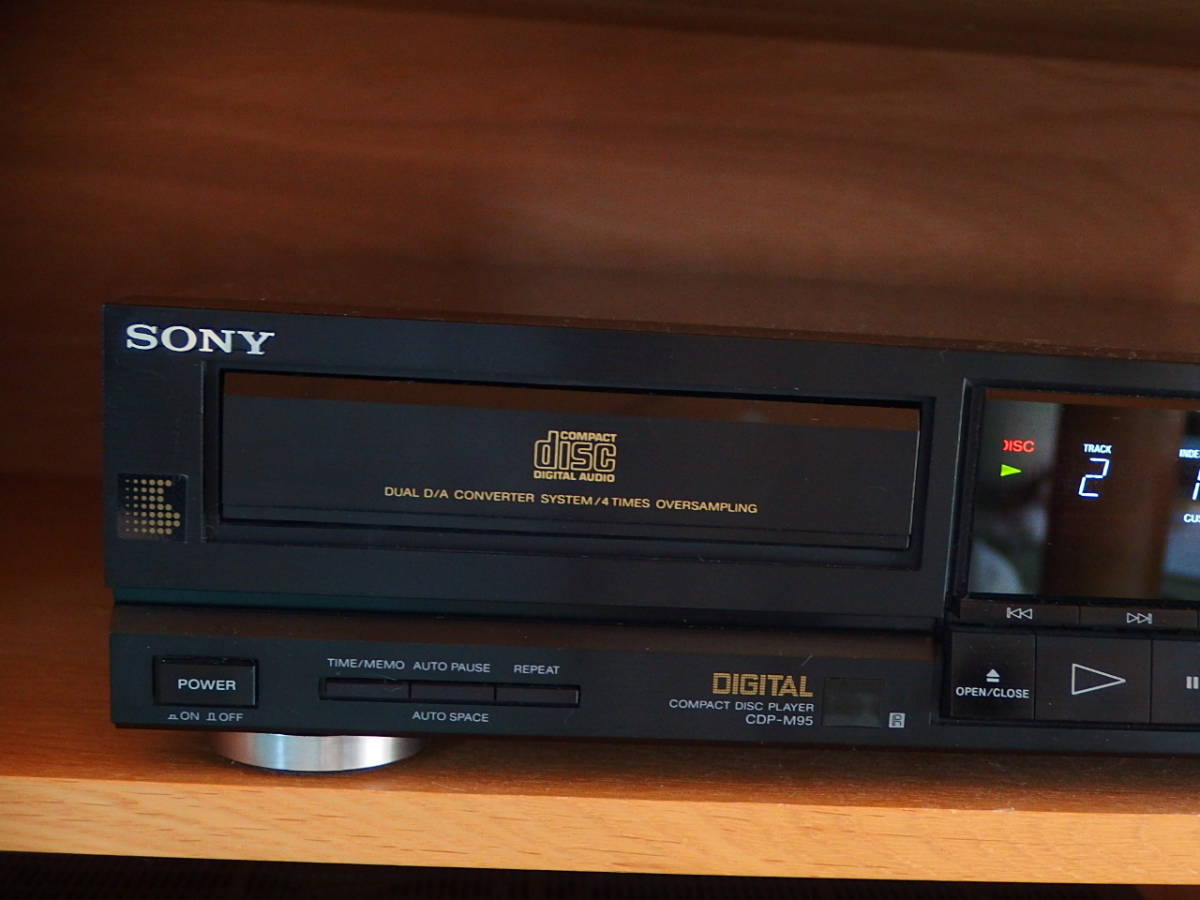 SONY ソニー CDプレーヤー CDP-M95 フィリップス社製DAC TDA1541搭載 ジャンク扱い(ソニー)｜売買されたオークション ...