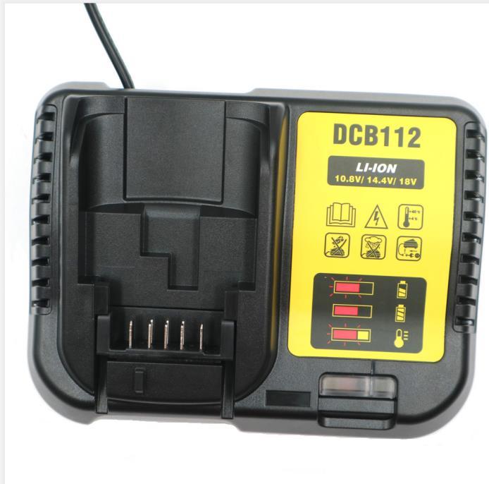 DEWALT Dewalt 18V と20V Max Lithium-Ion DCB112 DCB105 DCB015 互換充電器(本体 ...