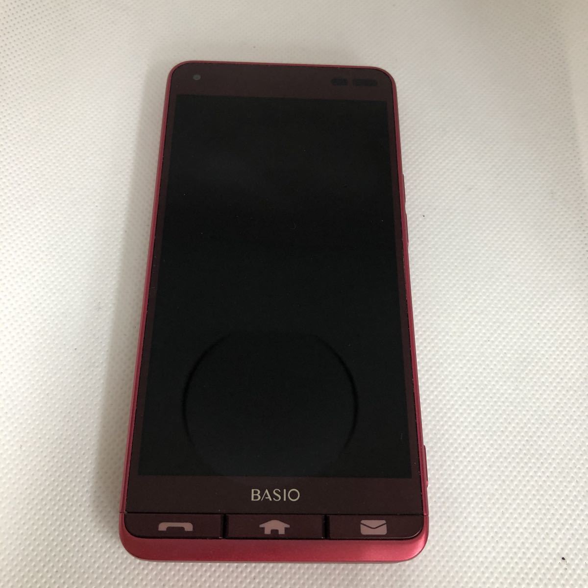 au BASIO3 ベイシオ3 KYV43 京セラ レッド Android スマートフォン 本体のみ 判定〇(京セラ)｜売買されたオークション情報、yahooの商品情報をアーカイブ公開 ...