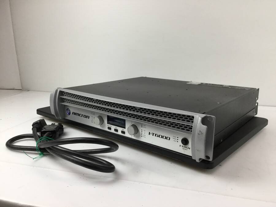 crown amcron I T6000 パワーアンプ 通電確認済 現状品(パワーアンプ)｜売買されたオークション情報、yahooの商品情報を ...