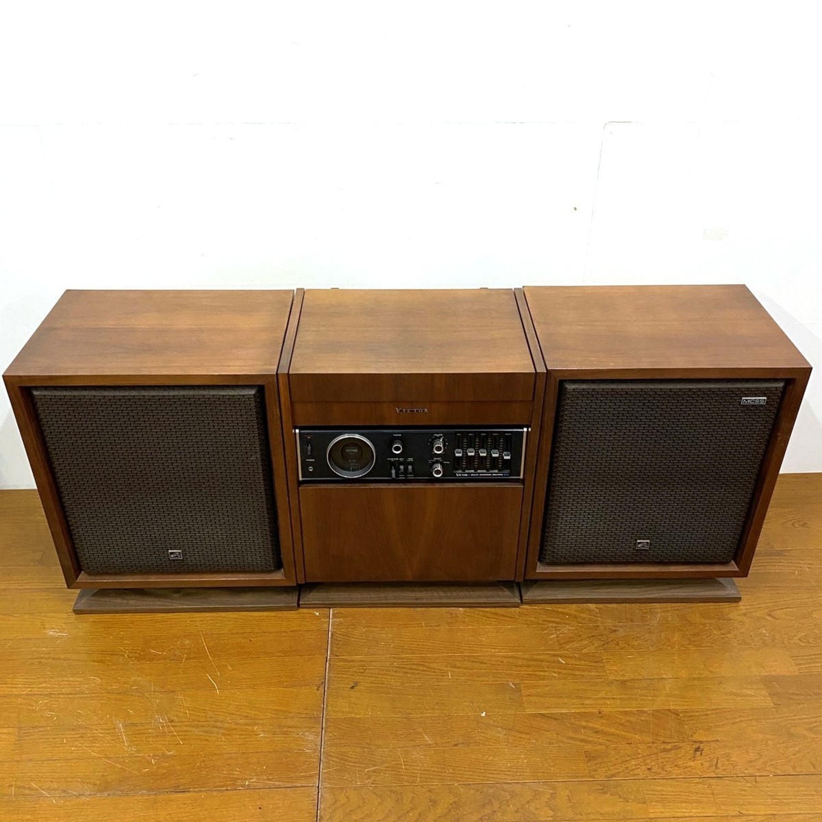 昭和レトロ Victor ビクター SSL-66MS レコードステレオ スピーカーセット /SL2(システムコンポ)｜売買されたオークション ...