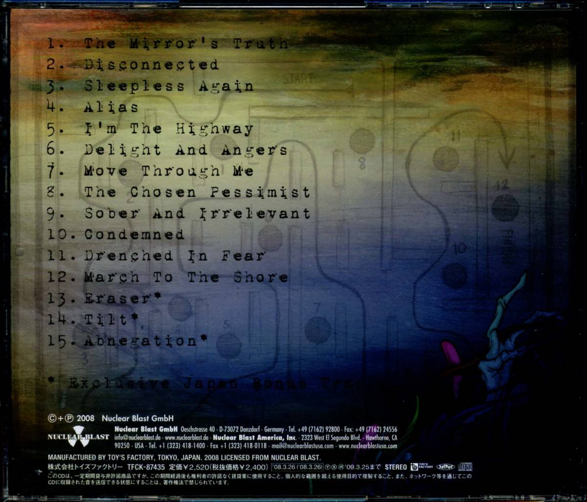 IN FLAMES A Sense of Purpose イン フレイムス CEREMONIAL OATH DESECRATOR DIMENSION ZERO HAMMERFALL ...