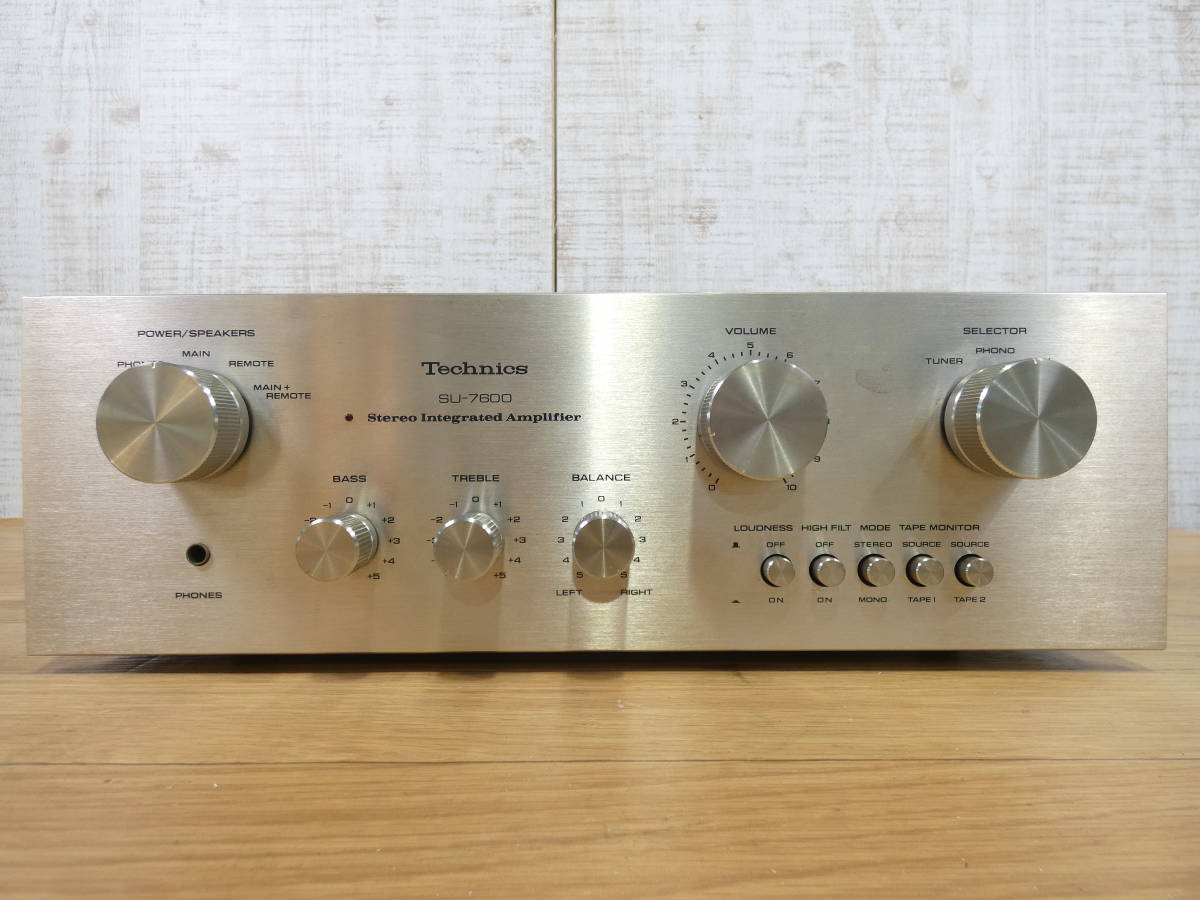 Technics SU-7600 テクニクス プリメインアンプ 音響機器 オーディオ @100 1109(テクニクス)｜売買されたオークション情報、yahooの商品情報をアーカイブ公開 ...