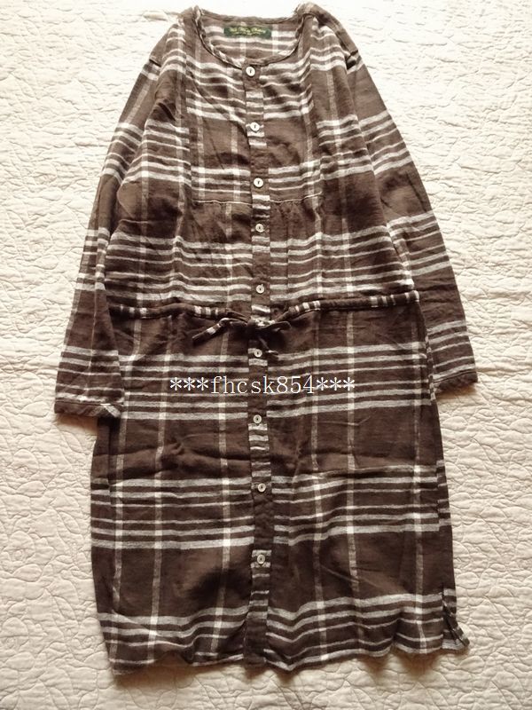 フィス FITH 160cm こげ茶起毛地チェックワンピース(ワンピース)｜売買されたオークション情報、yahooの商品情報をアーカイブ公開 - オークファン（aucfan.com）