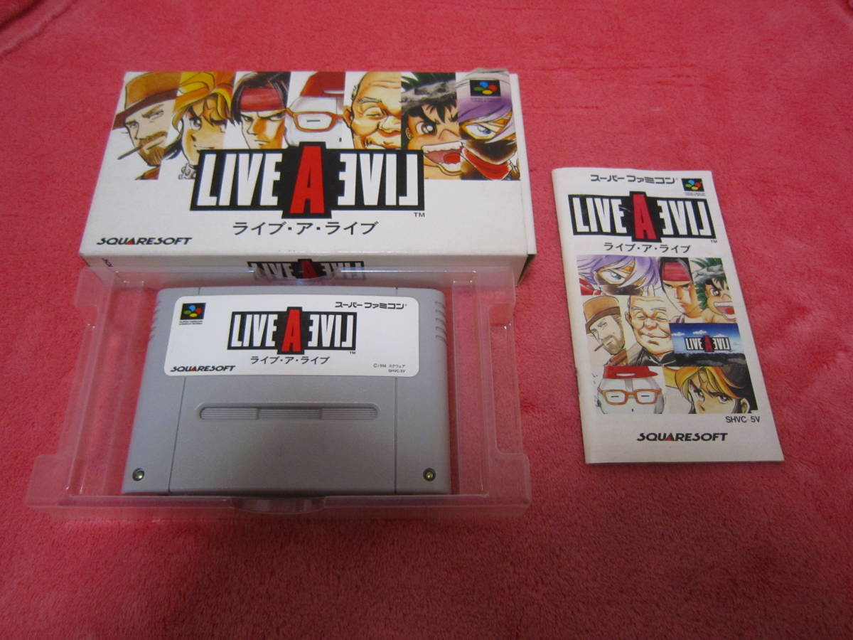 SFC スーパーファミコン LIVE A LIVE ライブ ア ライブ 箱 説付属(ロールプレイング)｜売買されたオークション情報、yahoo ...